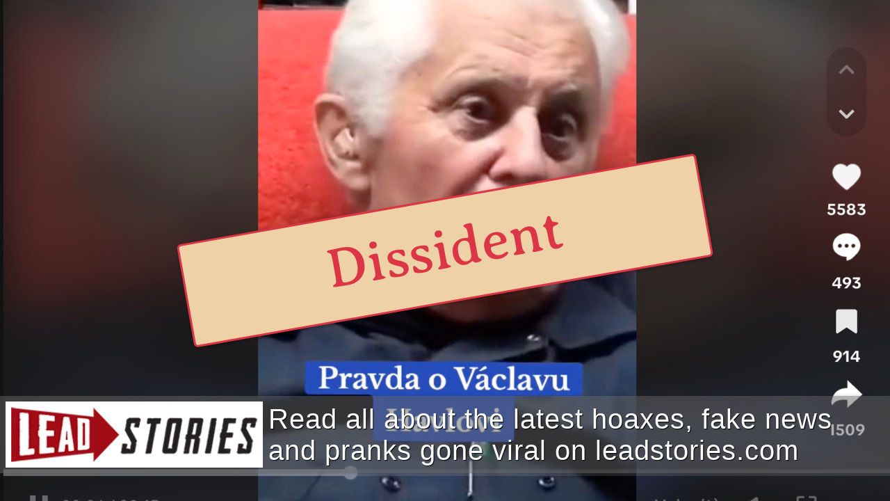 Fact Check: Former Czech President Václav Havel WAS NOT Part Of The ...